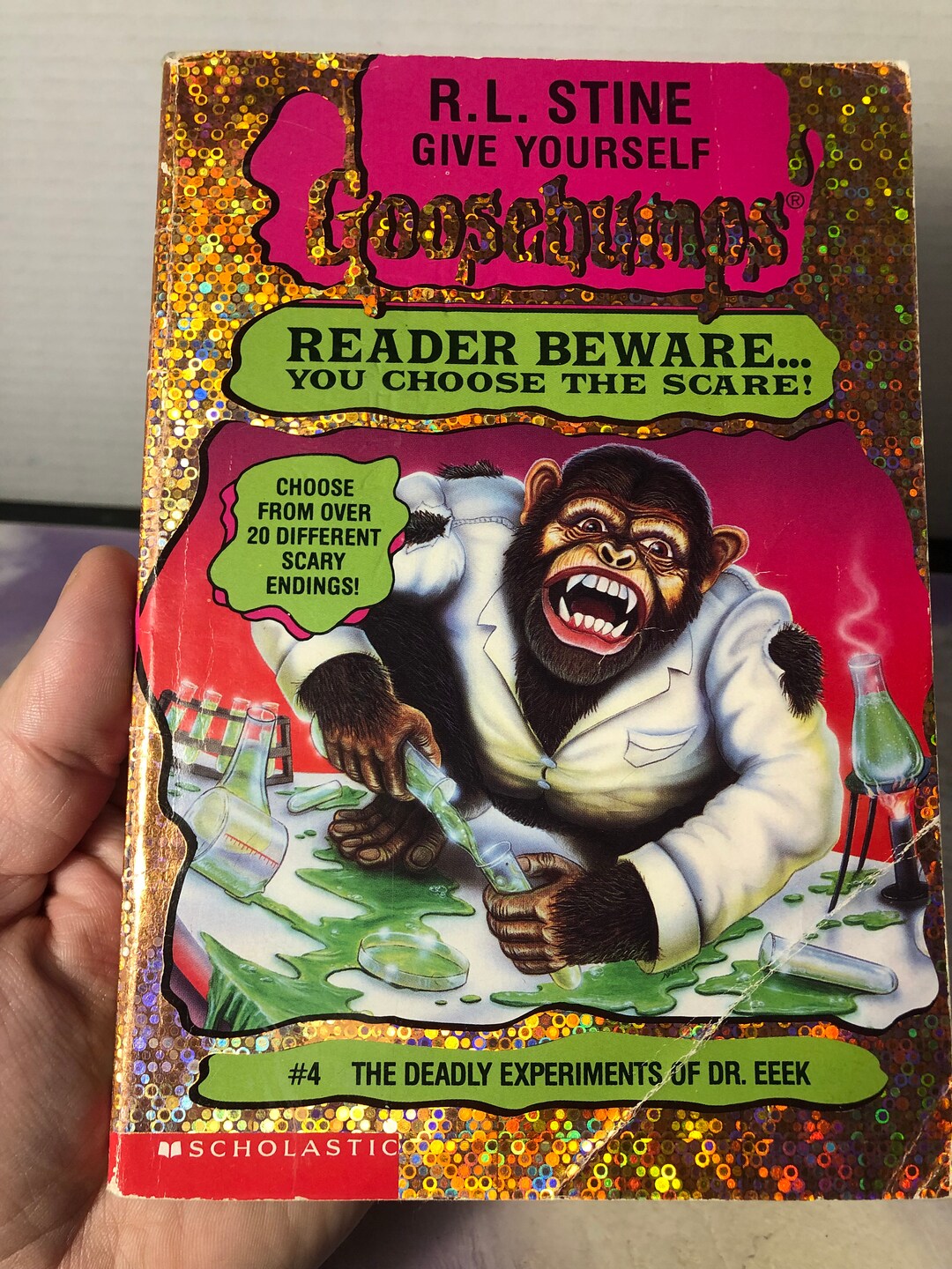 Vintage Reader Beware You Choose the Scare #4 Dr. Eek (goosebumps ) by ...