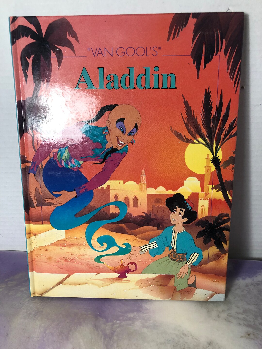 Vintage 1990's Van Gools Aladdin - Hardcover Children's Book - Large ...