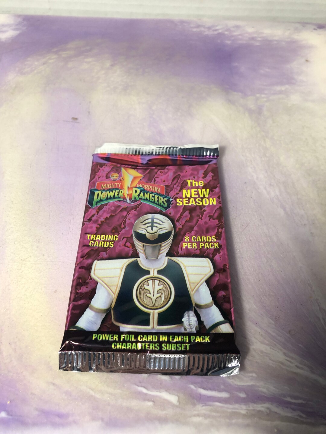 Vintage MMPR - Power Rangers Trading Cards 1990's SEALED PACK - Rare 90 ...