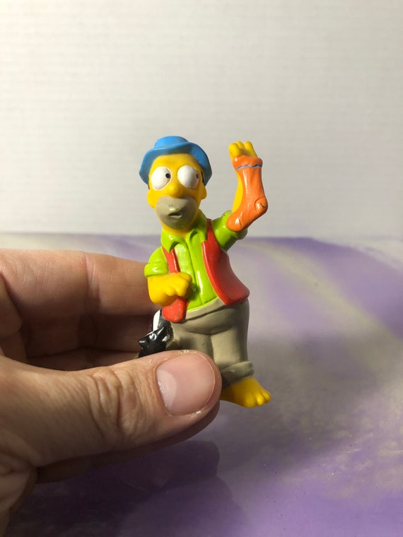 Vintage Simpsons Homer Simpson PVC Figure Cake Topper Rare Vintage ...