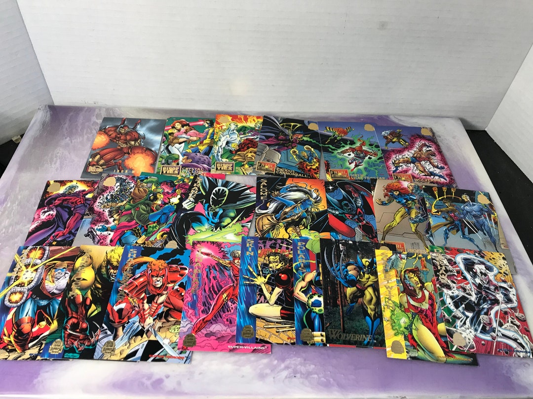 Vintage 1990s Trading Card Mixed Lot - 1994 Marvel Universe Card Lot ...