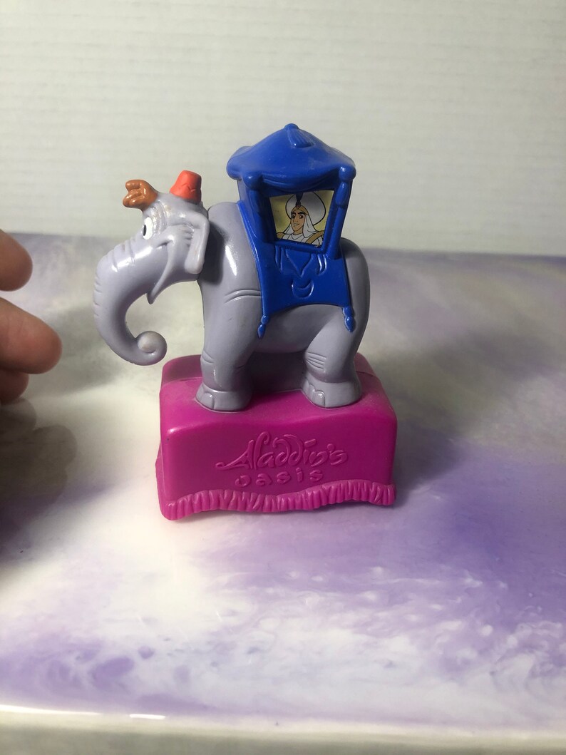 Vintage Disney's Aladdin Figure Aladdin APU as Elephant - Viewfinder ...