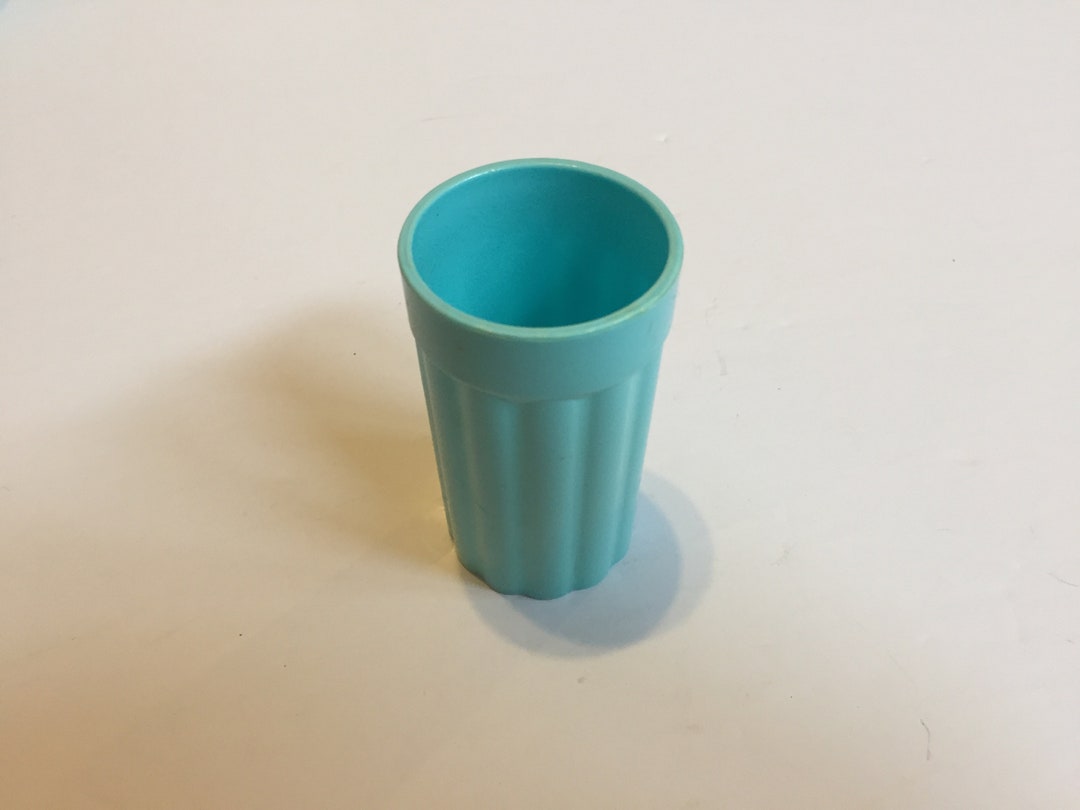 Vintage Tupperware Tupper Toys Light Blue Glass / Cup! Rare Nostalgia ...