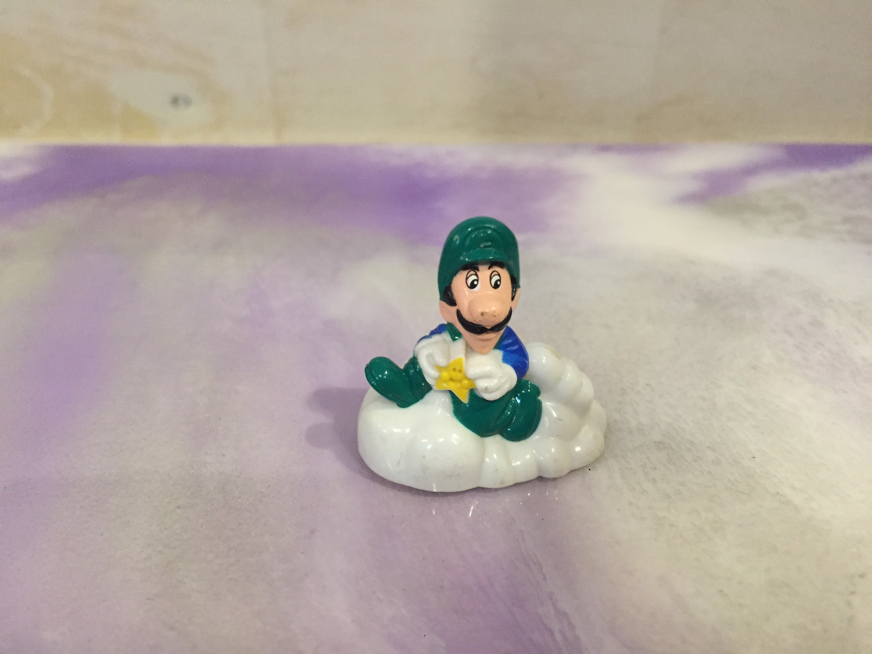 Vintage 1989 Nintendo Super Mario Bros LUIGI Mcdonald's Happy Meal Toy ...