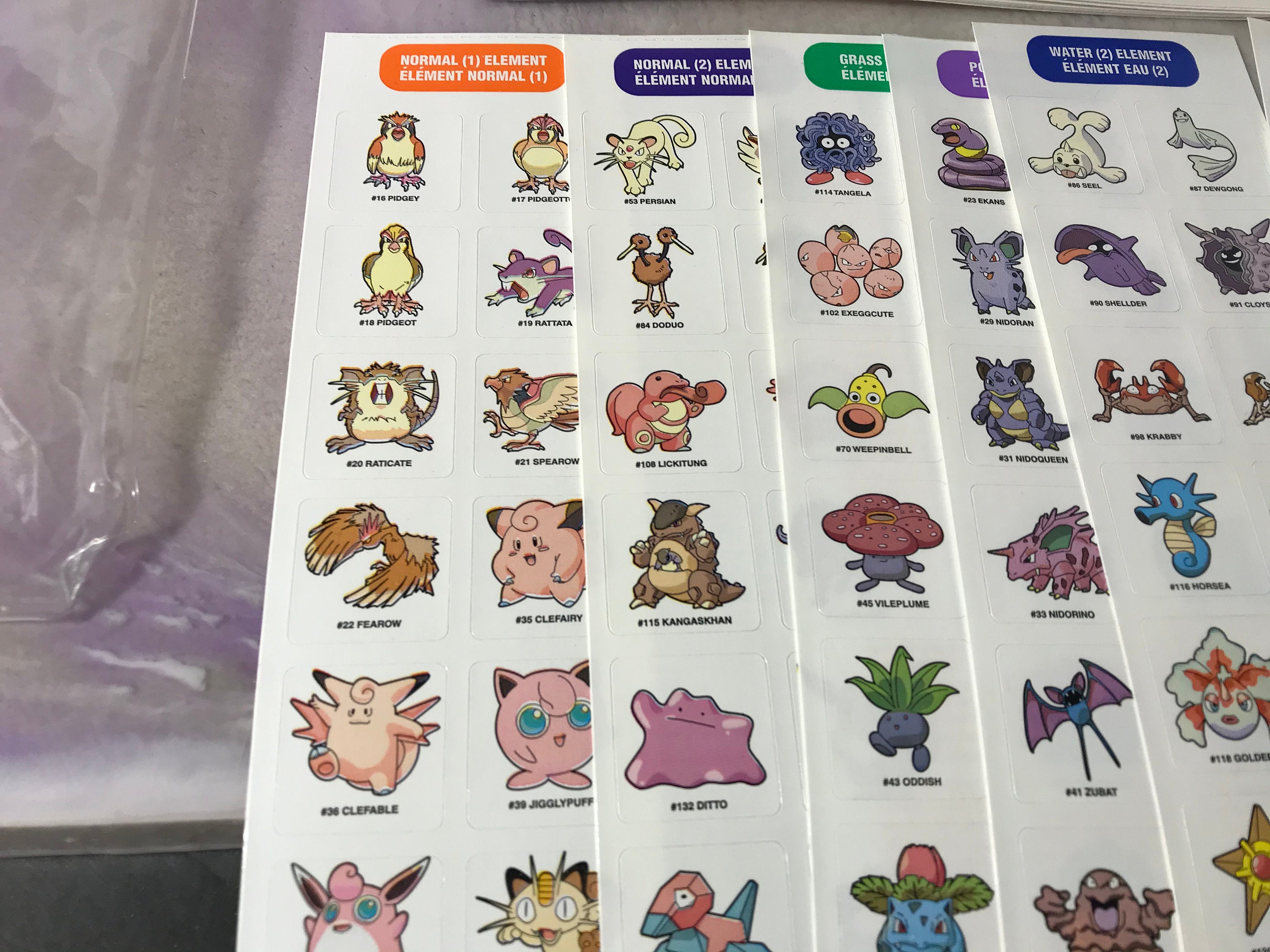 Vintage Pokemon Sticker Book and Sticker Set so Cool | Etsy