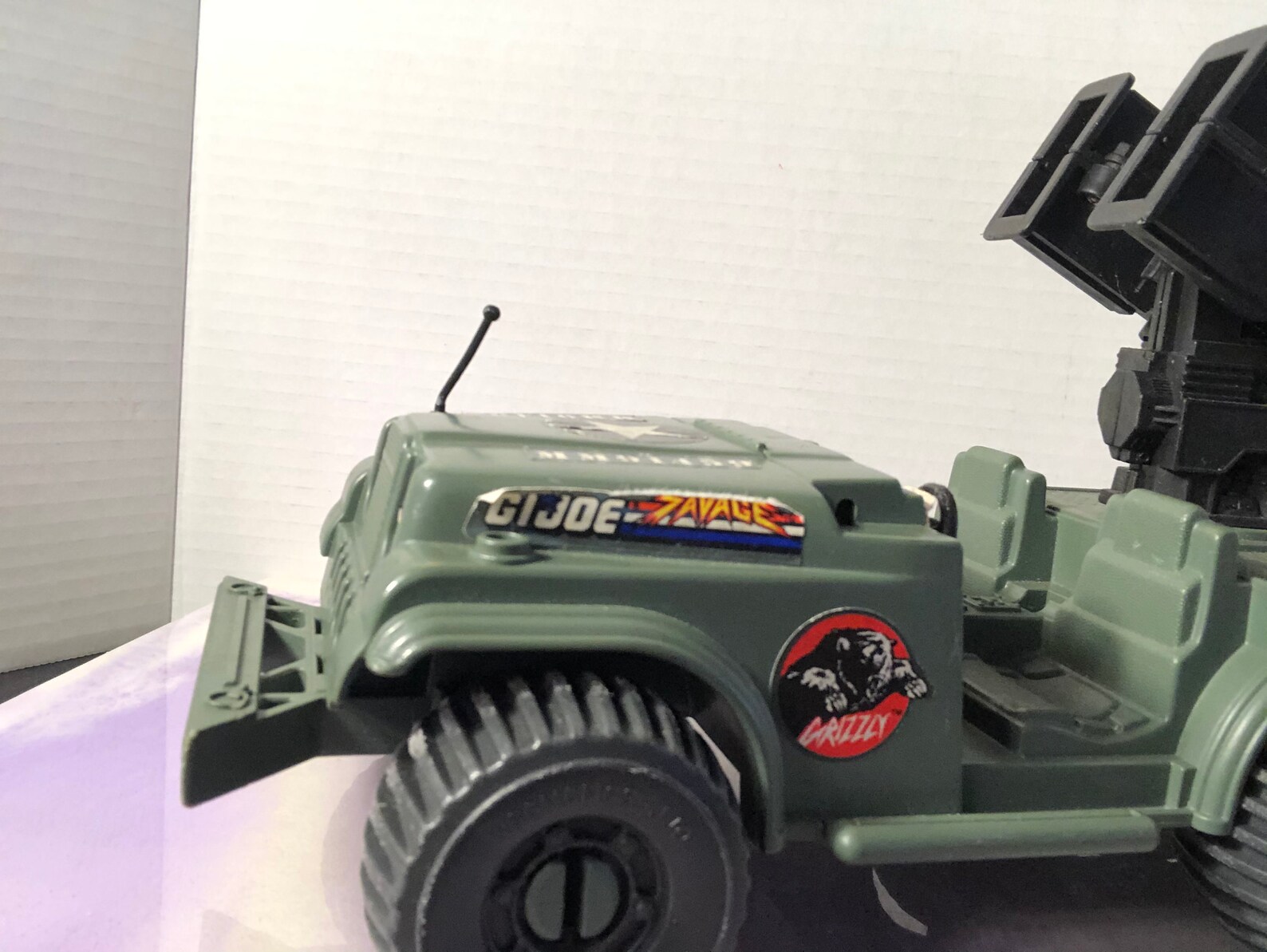 Vintage GI Joe 1994 Grizzly Jeep Incomplete Hasbro Vintage ARAH Gi Joe ...