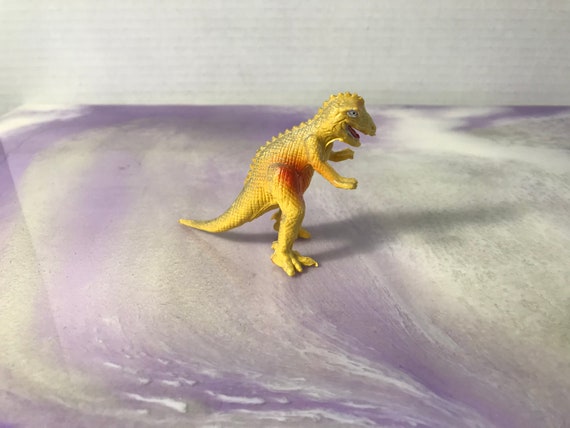 Vintage 1972 Allosaurus Yellow Made in China Dinosaur | Etsy