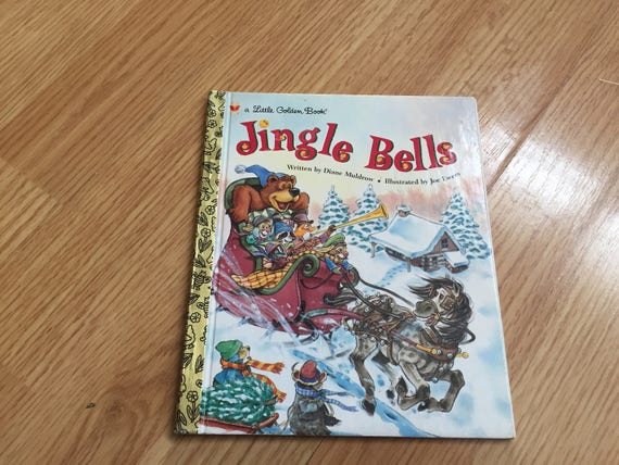 Little Golden Books Jingle Bells Disney Christmas Book - Etsy