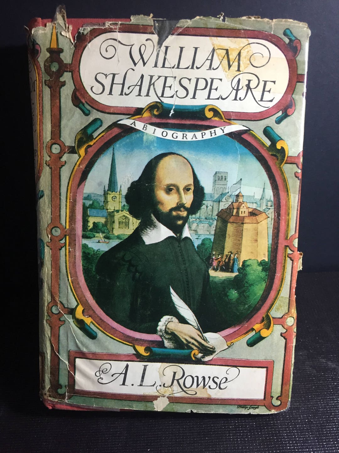 Vintage Book William Shakespeare a Biography- A L Rowse- Hardcover-1963 ...