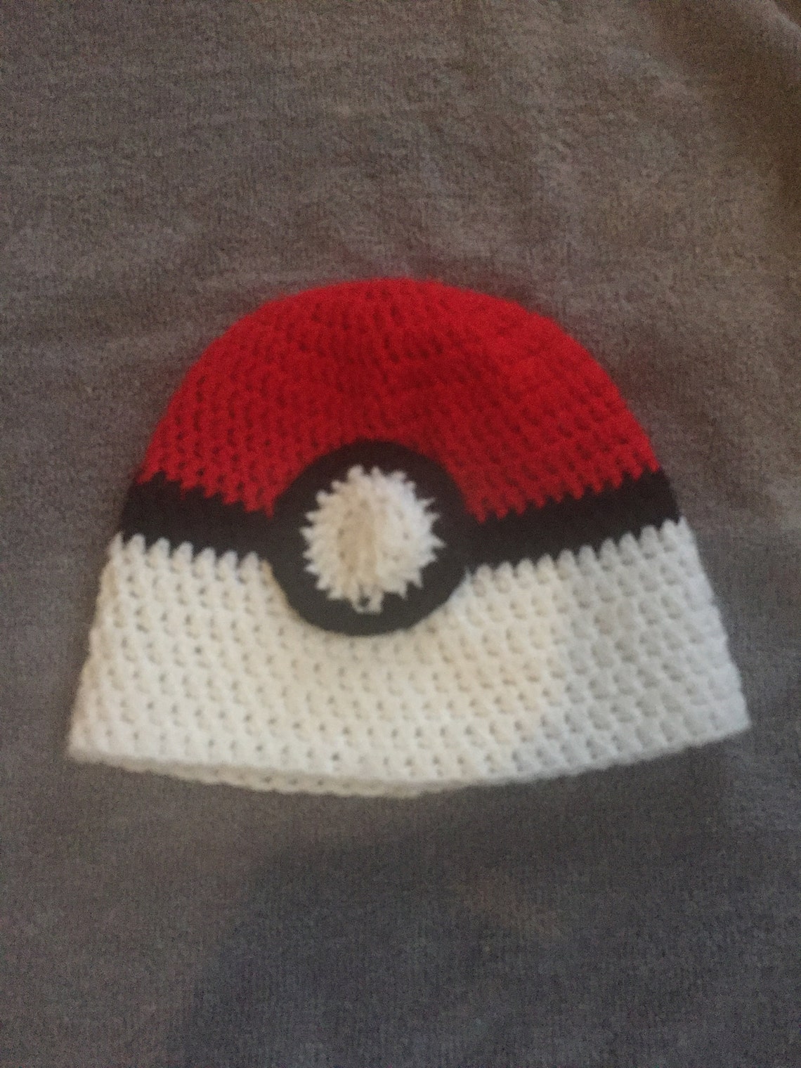 Handmade Pokemon Kids Med/ Large Hat Pokeball Hat - Etsy