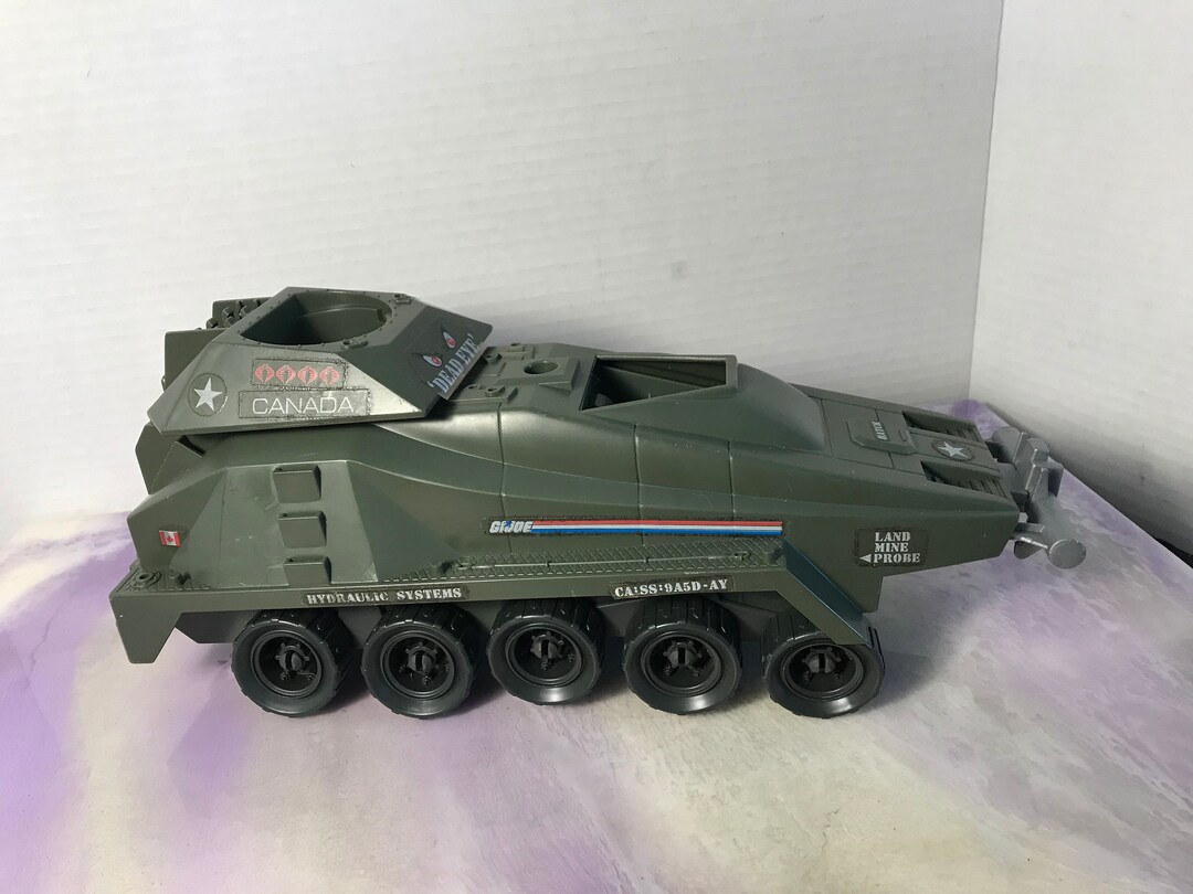 Vintage Vehicle GI Joe 1987 Gi Joe PERSUADER Incomplete Hasbro Vintage ...