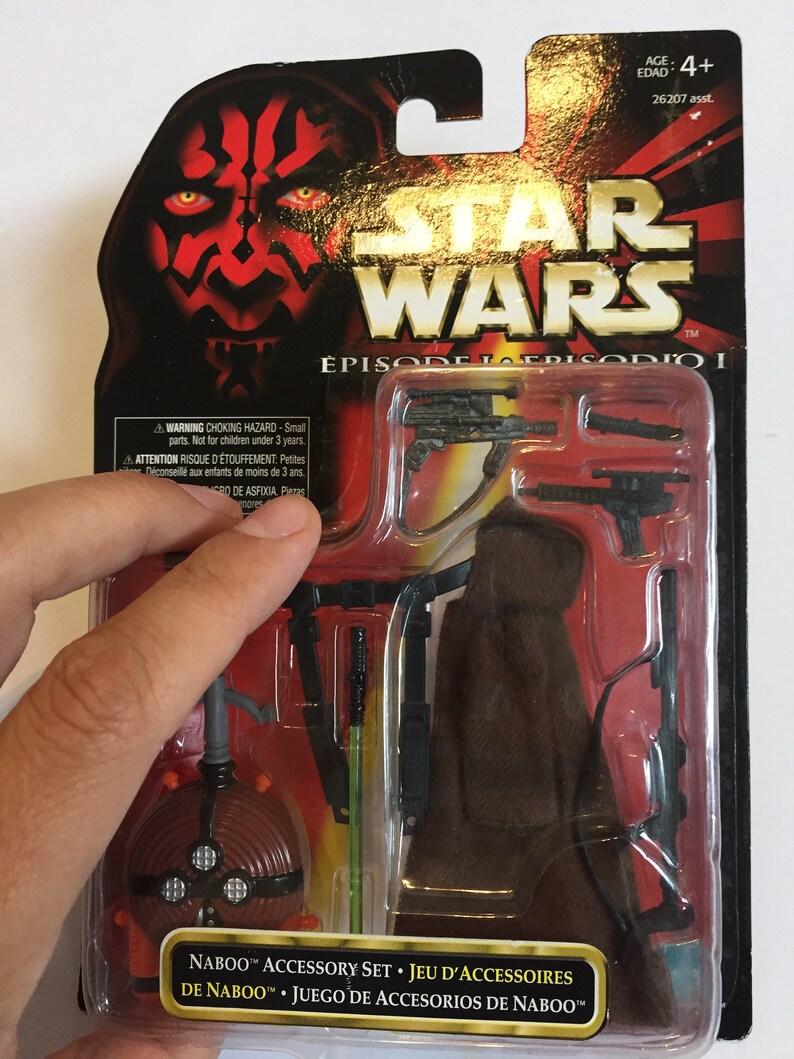 1998 Episode 1 Star Wars Vintage Hasbro Naboo Accessory Set - Etsy