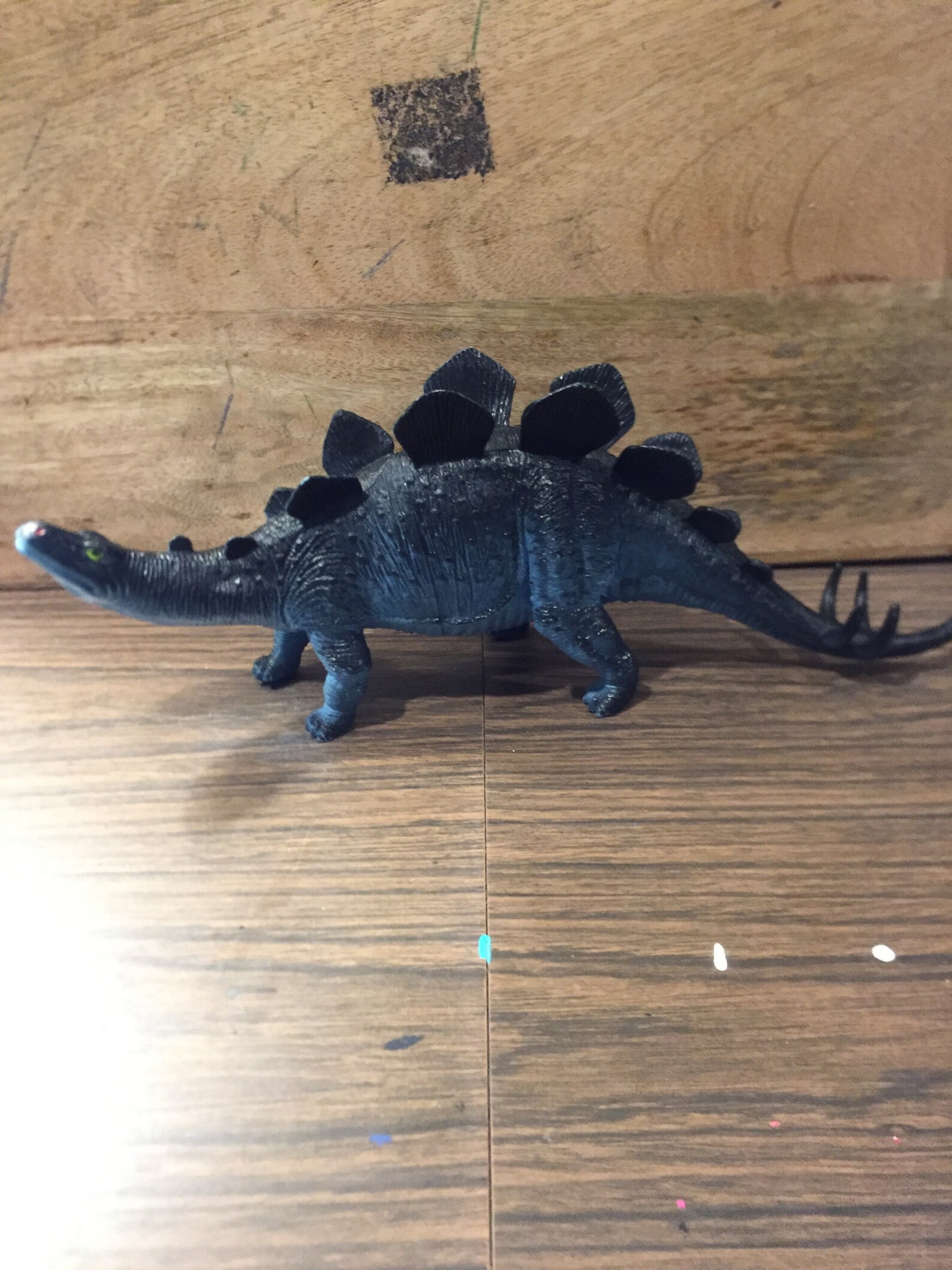 Vintage Dinosaur Toy Rubber Blue Stegosaurus 10 Rare - Etsy