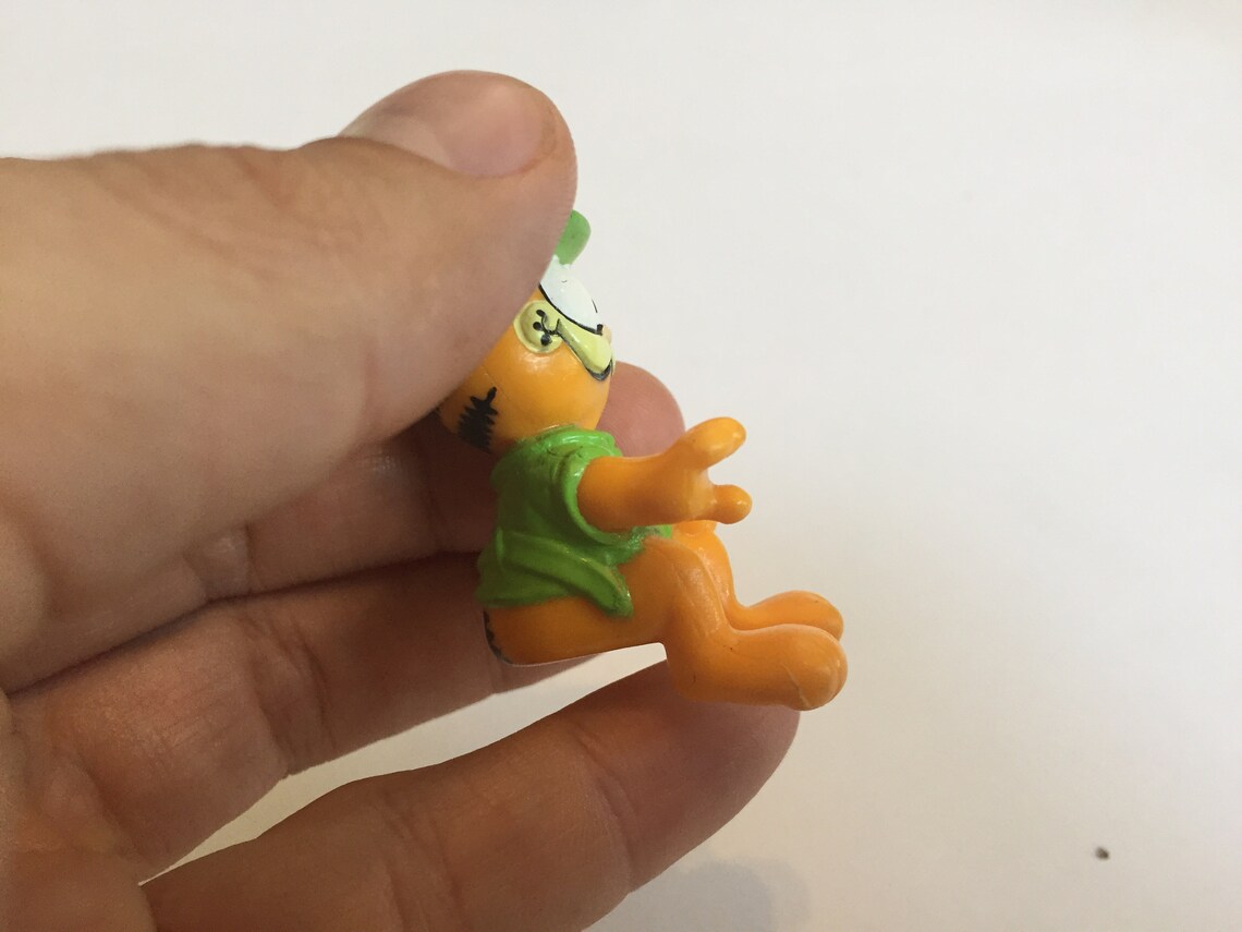 Vintage 1980's Garfield PVC Figure Safari Garfield MCDONALD'S Vintage ...