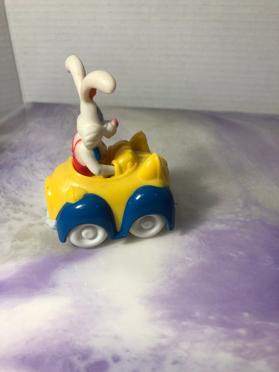 Toys Vintage Who Framed Roger Rabbit Figure in Yellow Car Disneyland ...