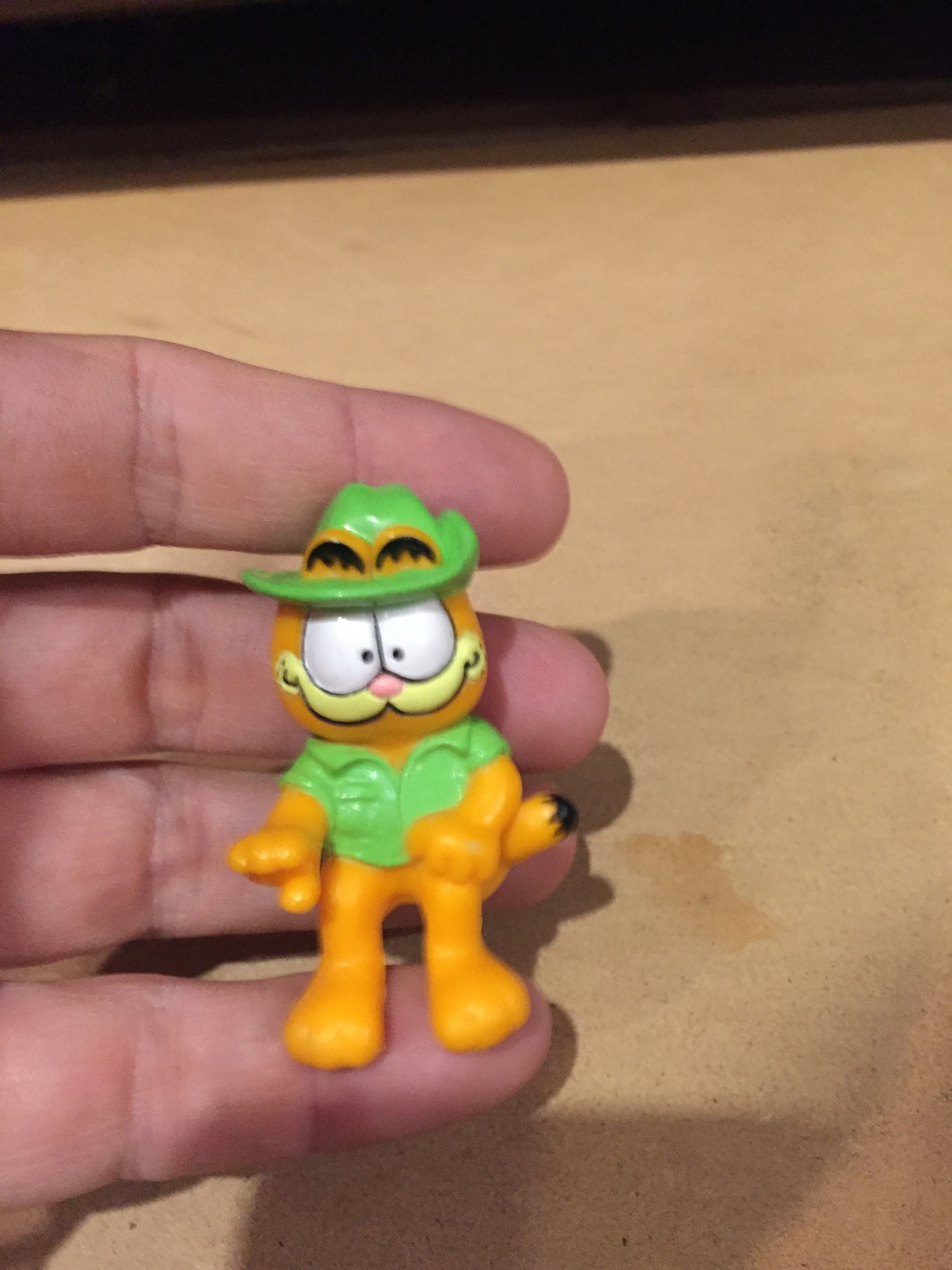 Vintage 1980's Garfield PVC Figure Safari Garfield | Etsy