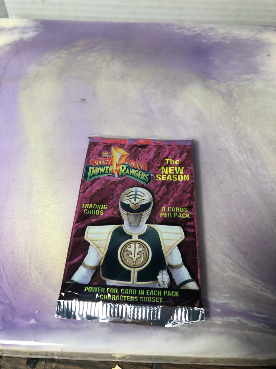 Vintage MMPR Power Rangers Trading Cards 1990's SEALED PACK Rare 90's ...