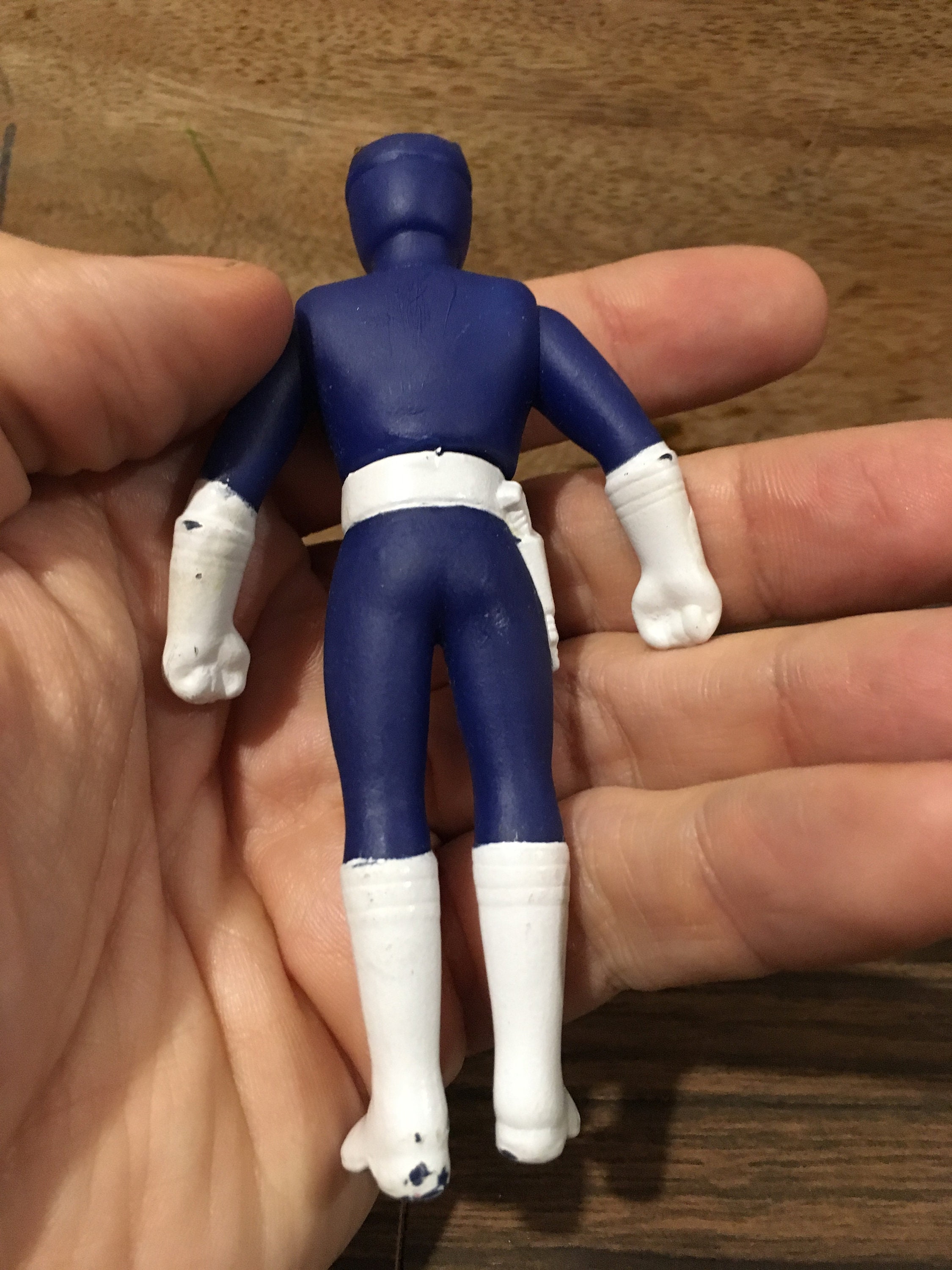 Vintage Knock off PVC MMPR Blue Ranger Made in China Figure / - Etsy ...