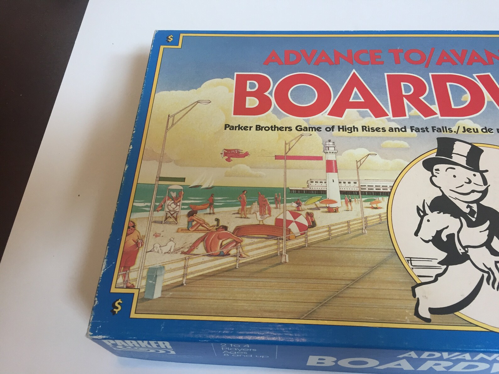 Vintage Monopoly Advance to Boardwalk Board Game Parker - Etsy