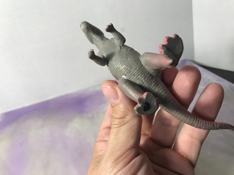 Vintage 1980s Pink Ceratosaurus - Made in China Dinosaur Figure / Cake ...