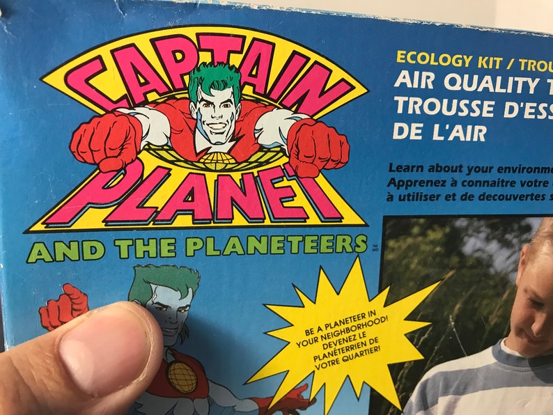 Vintage Rare TIGER Toys Captain Planet Planeteers Ecology Air - Etsy