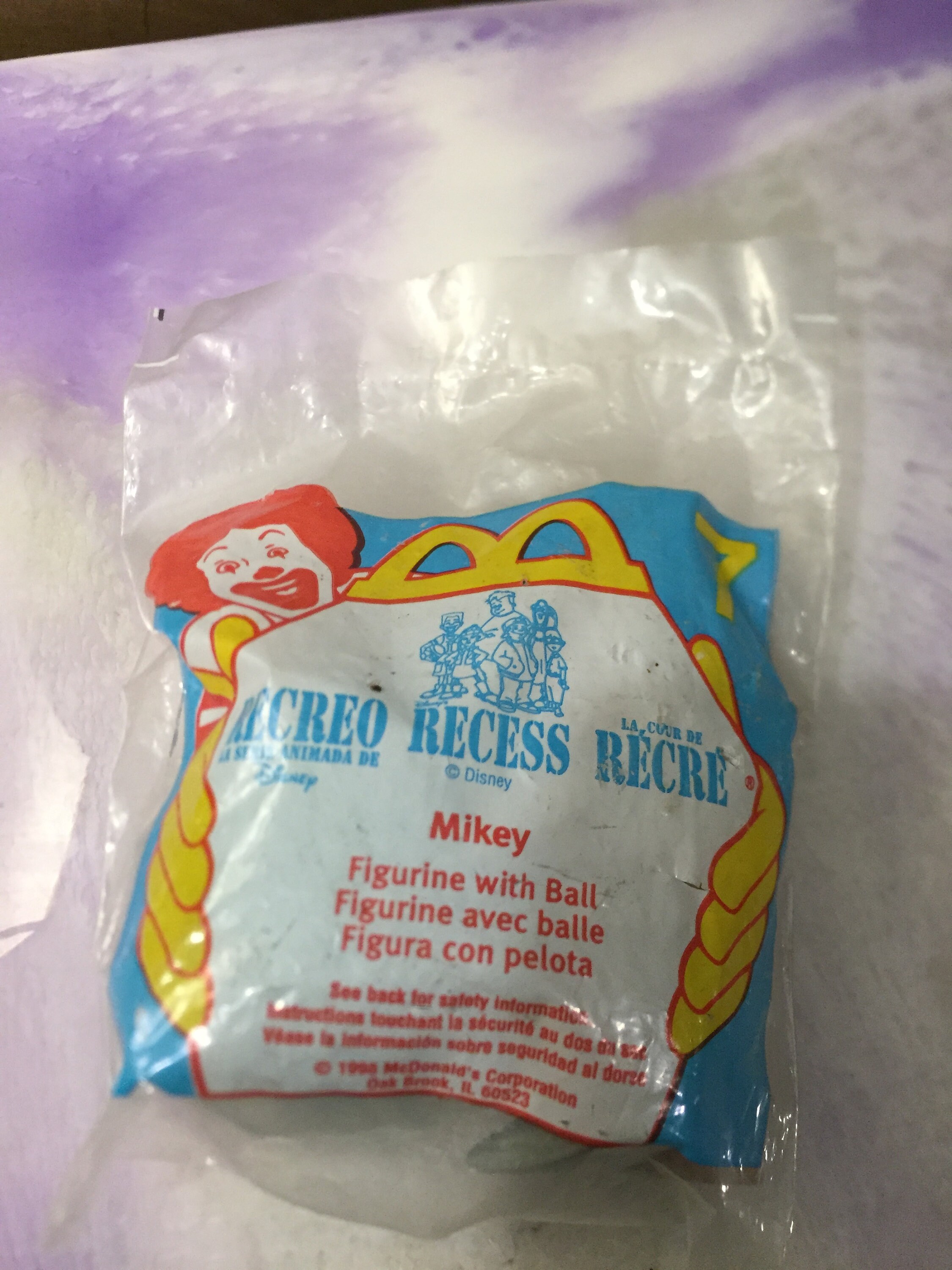 Vintage 1990 Burger King Mikey Recess Action Figure - Vintage 1990 ...