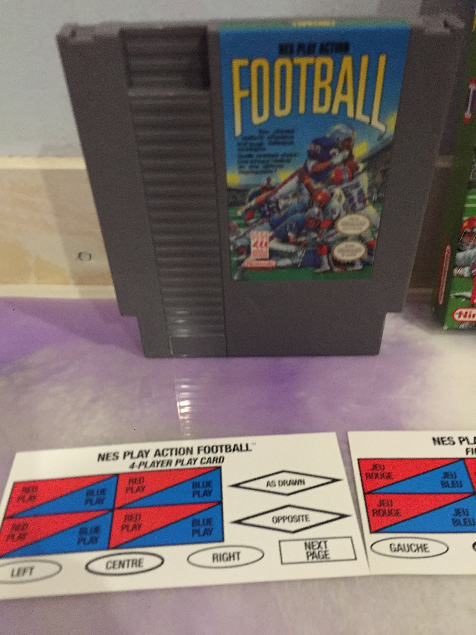 Vintage Play Acción Juego de Fútbol NES Nintendo 100% Completo - Etsy ...
