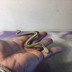 Vintage Made in China Rubber Toy Rubber Small Green Snake Made in China ...