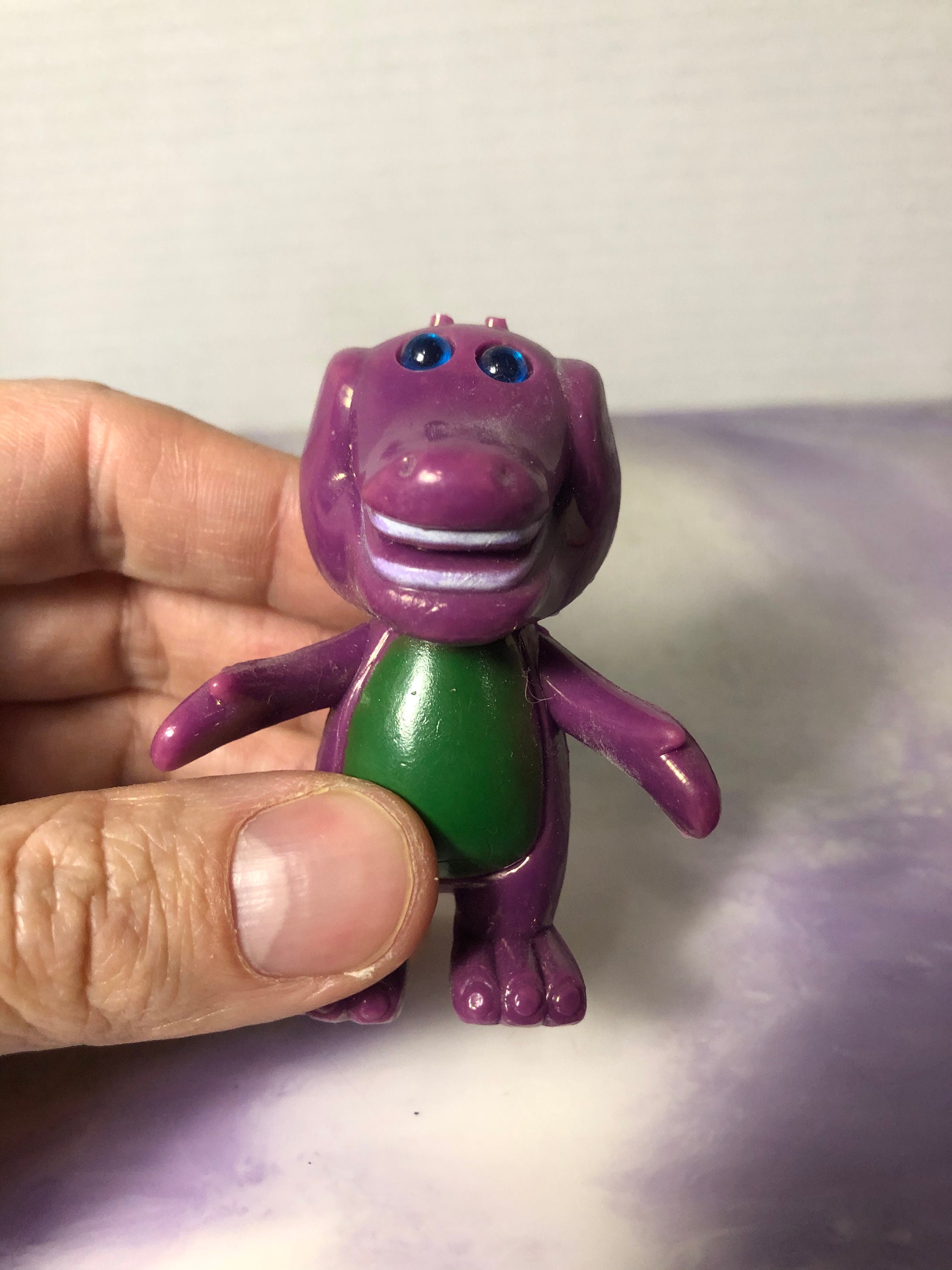 Vintage Barney PVC Toy Figure Lyons 1993 Rare Fun Vintage | Etsy