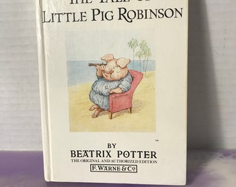 Beatrix Potter Pig - Etsy