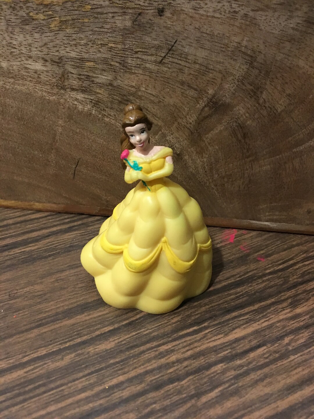 Vintage Disney's Beauty and the Beast PVC Figure - BELLE Yellow Dress ...