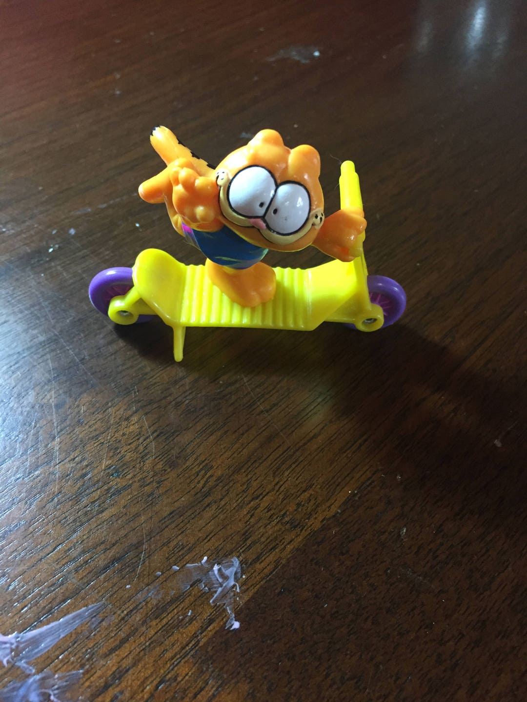 Vintage 1980's Garfield PVC Figure Scooter Complete Nostalgia MCDONALD ...