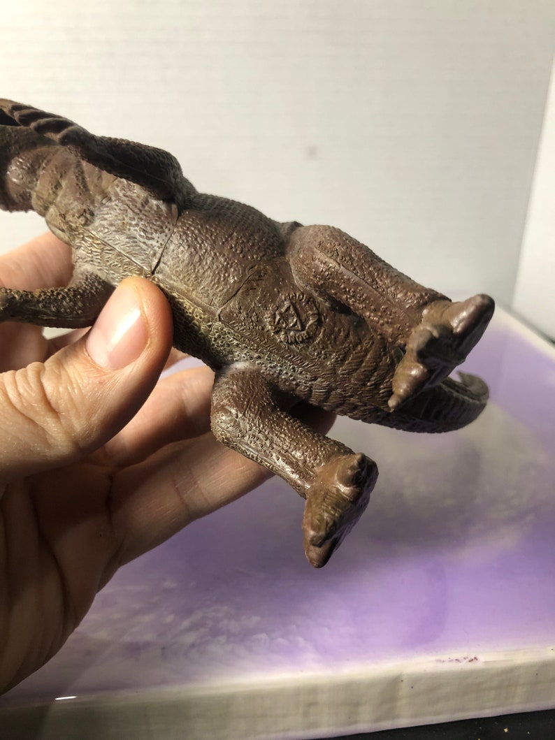 Vintage Dinosaur Toy AAA Toys Rubber Brown T-rex Rare | Etsy