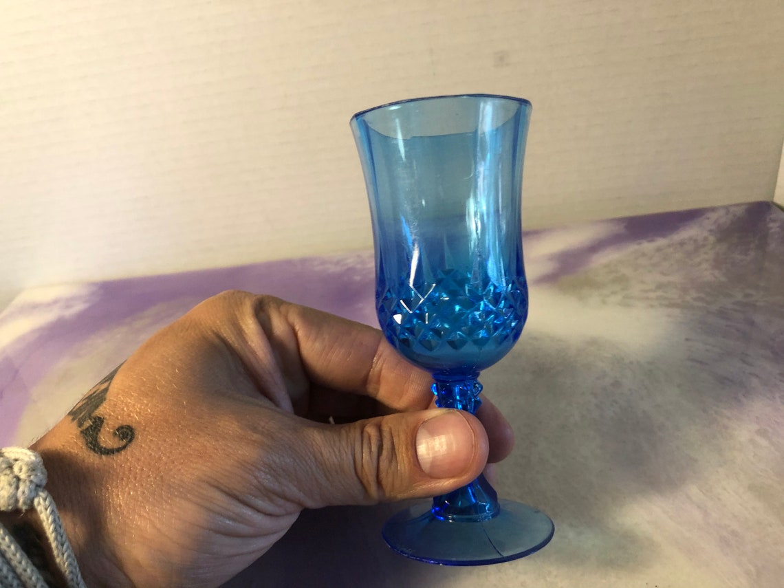 Vintage Play Food Fun With Food Crystal Goblet / Glass Rare - Etsy