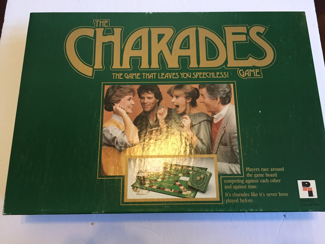 Vintage the Charade Game Vintage 1985 by Pressman Industries - Rare Fun ...