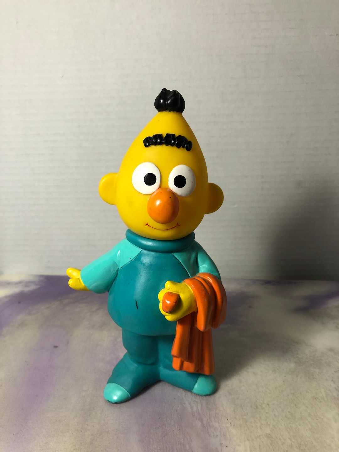 Vintage 1990's Sesame Street Baby Bert Piggy Bank PVC Toy Cake Topper ...