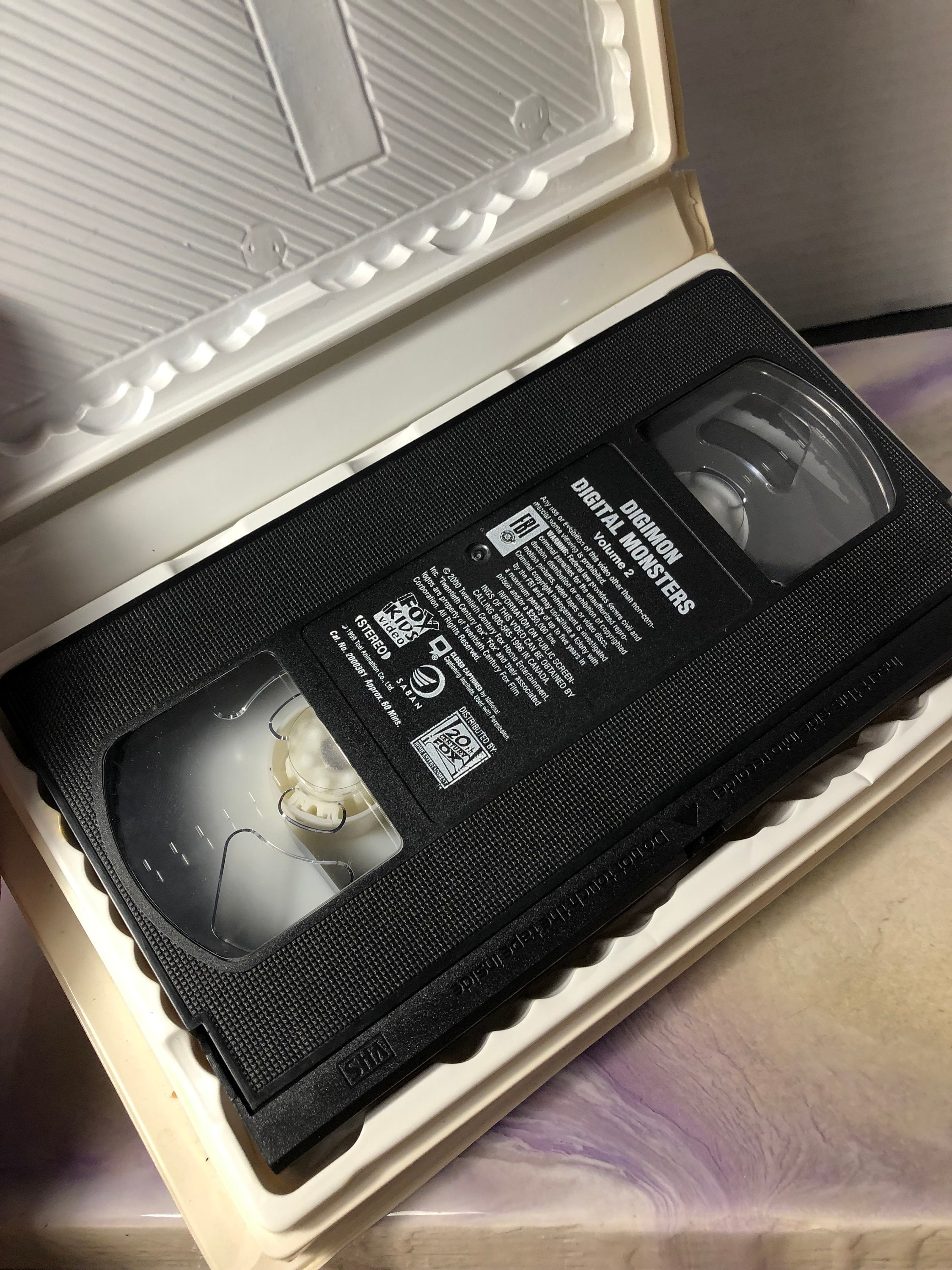 Vintage Digimon Cartoon Episodes VHS Movie Tape Video 2001 - Etsy