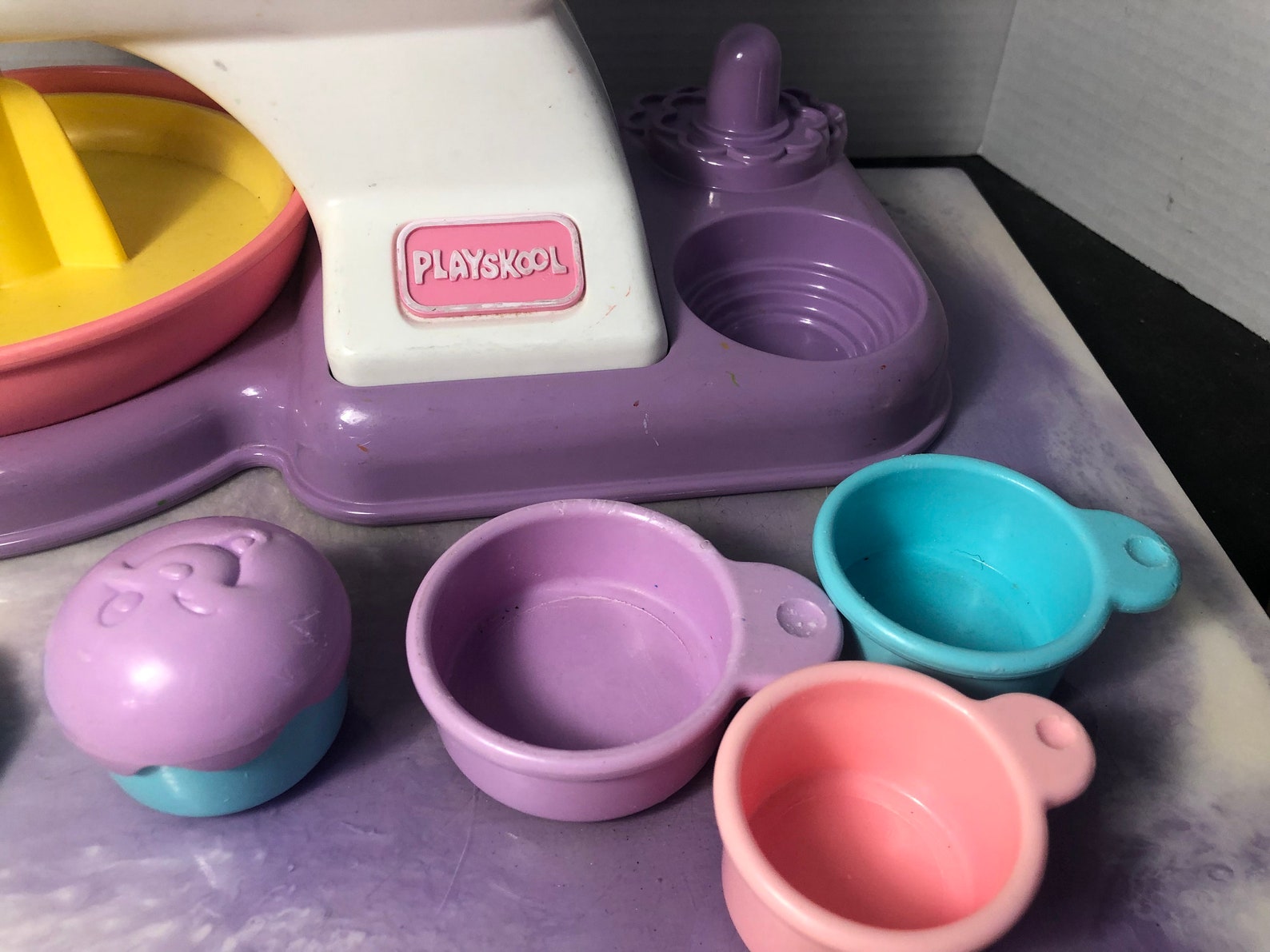 Vintage Playskool Pretend Play - Cookie / Mixer Kitchen Toy Set ...