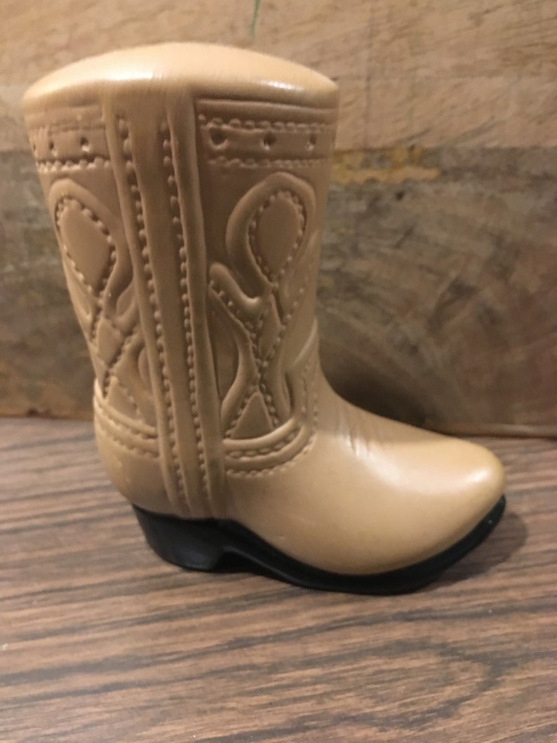 Vintage Ceramic Cowboy Boot Montana Themed Shoe Piggy Bank - Etsy