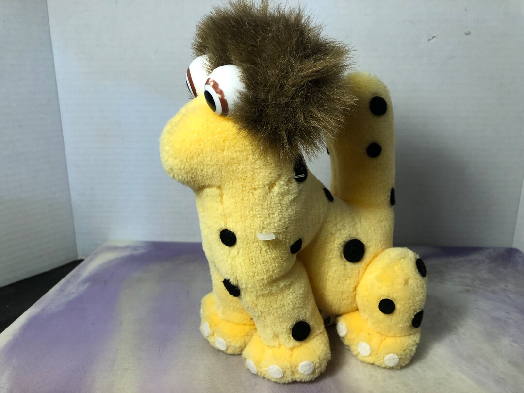 Alpha Critters Letter N Vintage Plush 8 80's Alphabet Themed Plush ...