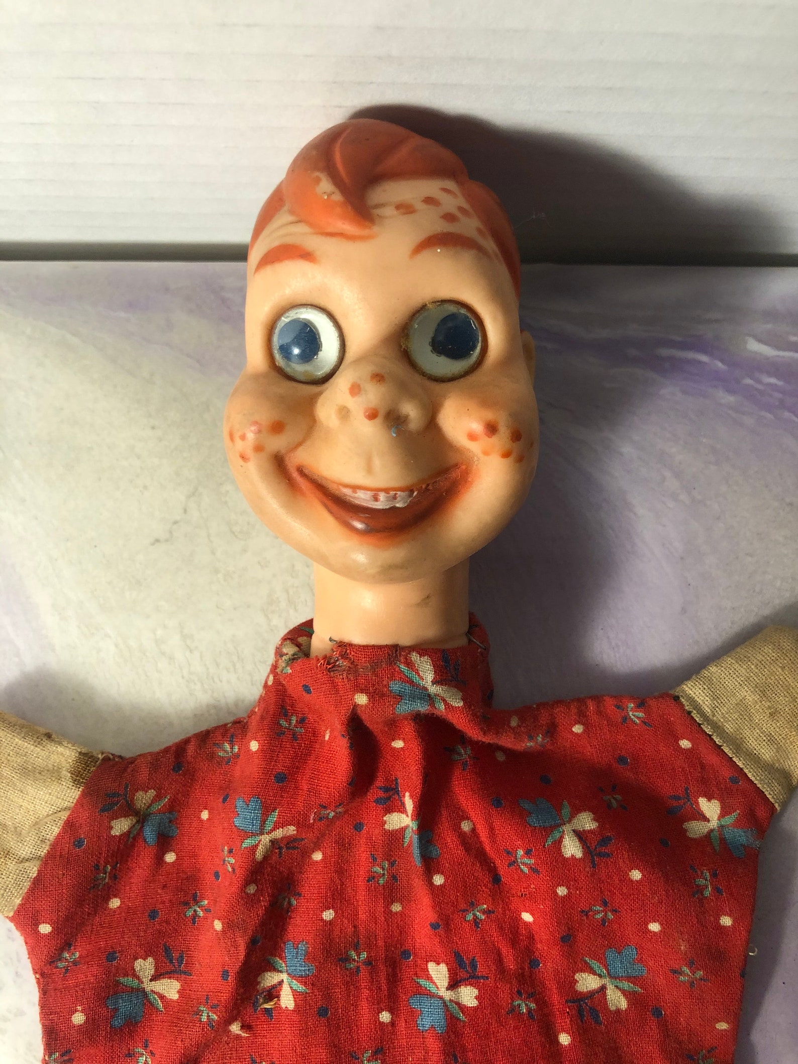 Vintage 1950's Howdy Doody Hand Puppet Figure Rare - Etsy