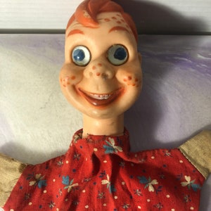 Vintage 1950's Howdy Doody Hand Puppet Figure - Rare Vintage Cloth ...