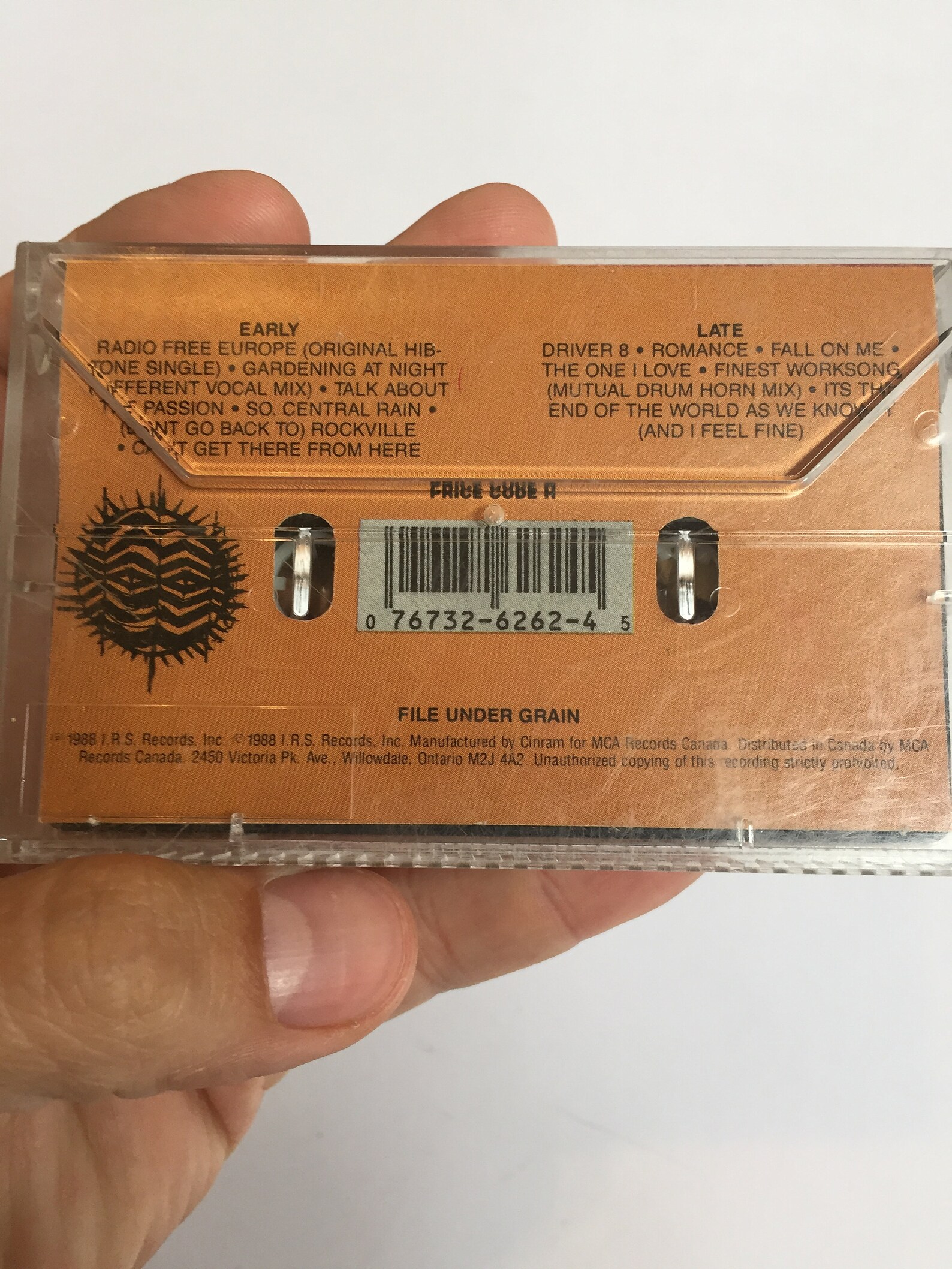 Original R.E.M. Eponymous Cassette Tape Vintage Rock Album / | Etsy