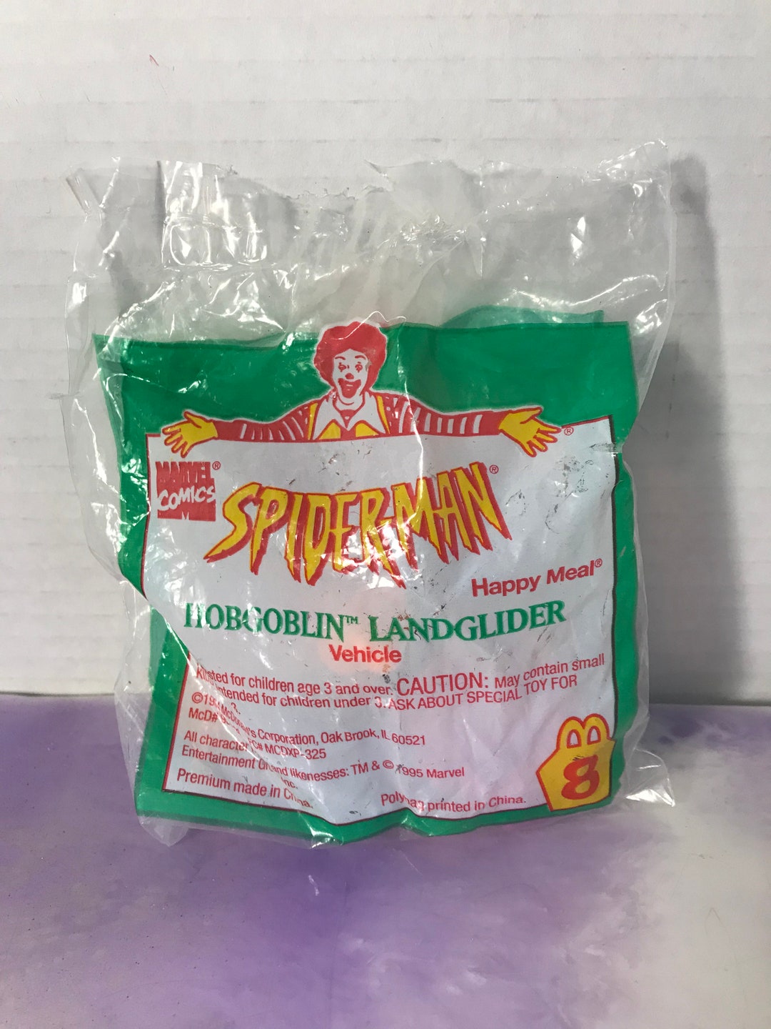 Brand New Vintage Spider-man the Animated Series Mcdonalds Happy Meal ...