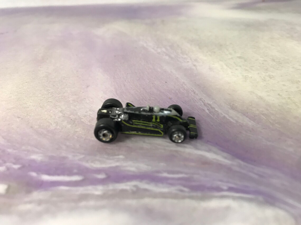 Vintage Micro Machines Tiny Toy Black Indy Car (no Spoiler) - Galoob 90 ...