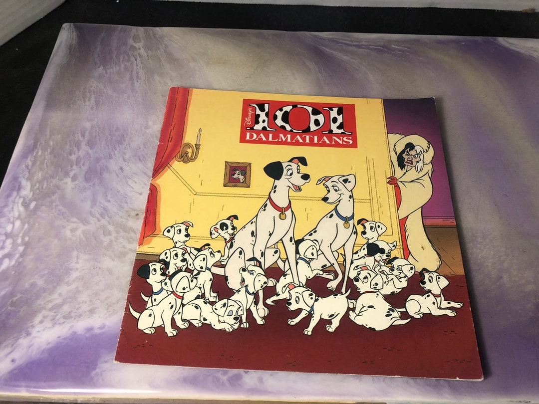 Vintage 101 Dalmatians Disney Book Children's Book Vintage 1990's ...