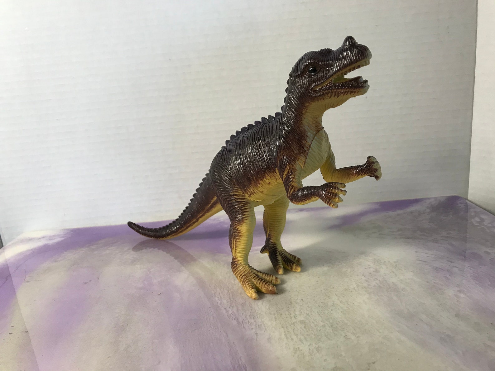 Vintage 1980s Allosaurus brown Squeaks Made in China | Etsy