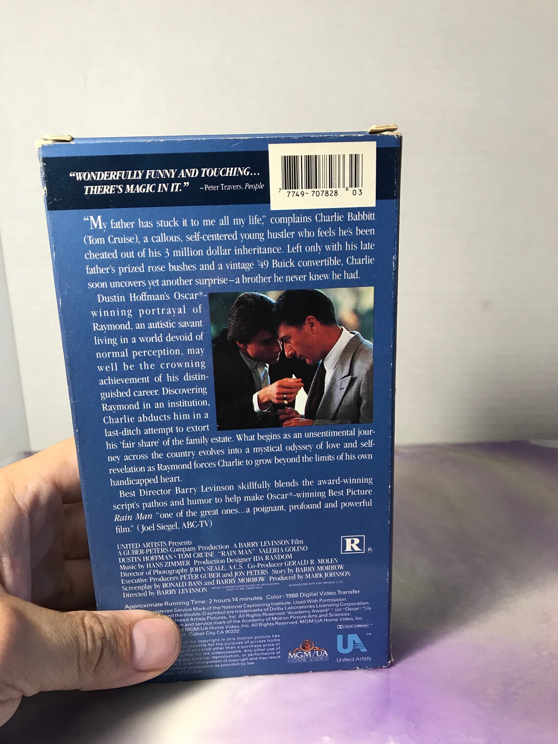 Vintage Rain Man VHS Movie Tape Video 1990's Classic Drama - Rare ...