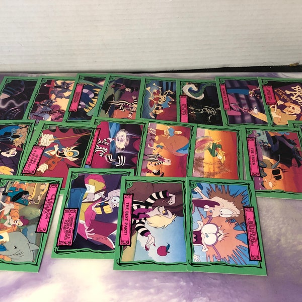 Cartoon Trading Cards - Etsy