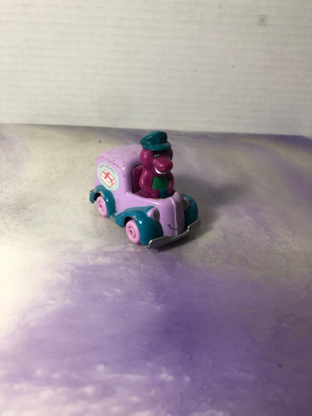 Vintage 1992 Barney Die Cast Toy Car - Awesome Vintage Kid's Diecast ...